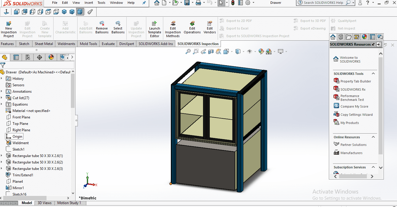 Design and fabrication of Cupboard. | DESIGN INNOVATION CENTER