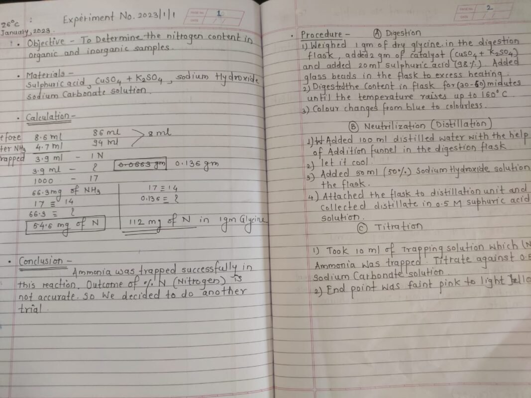 Nitrogen Determination by Kjeldahl Method | DESIGN INNOVATION CENTER